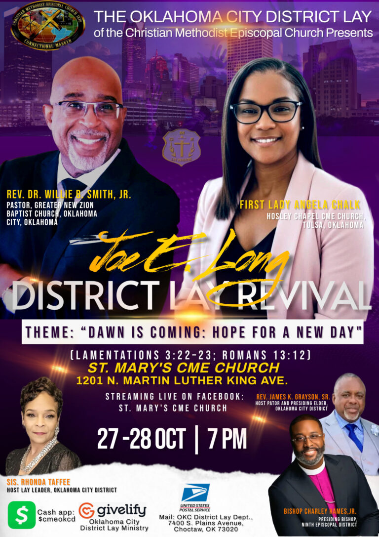 Home - St. Mary's CME Church, Oklahoma City